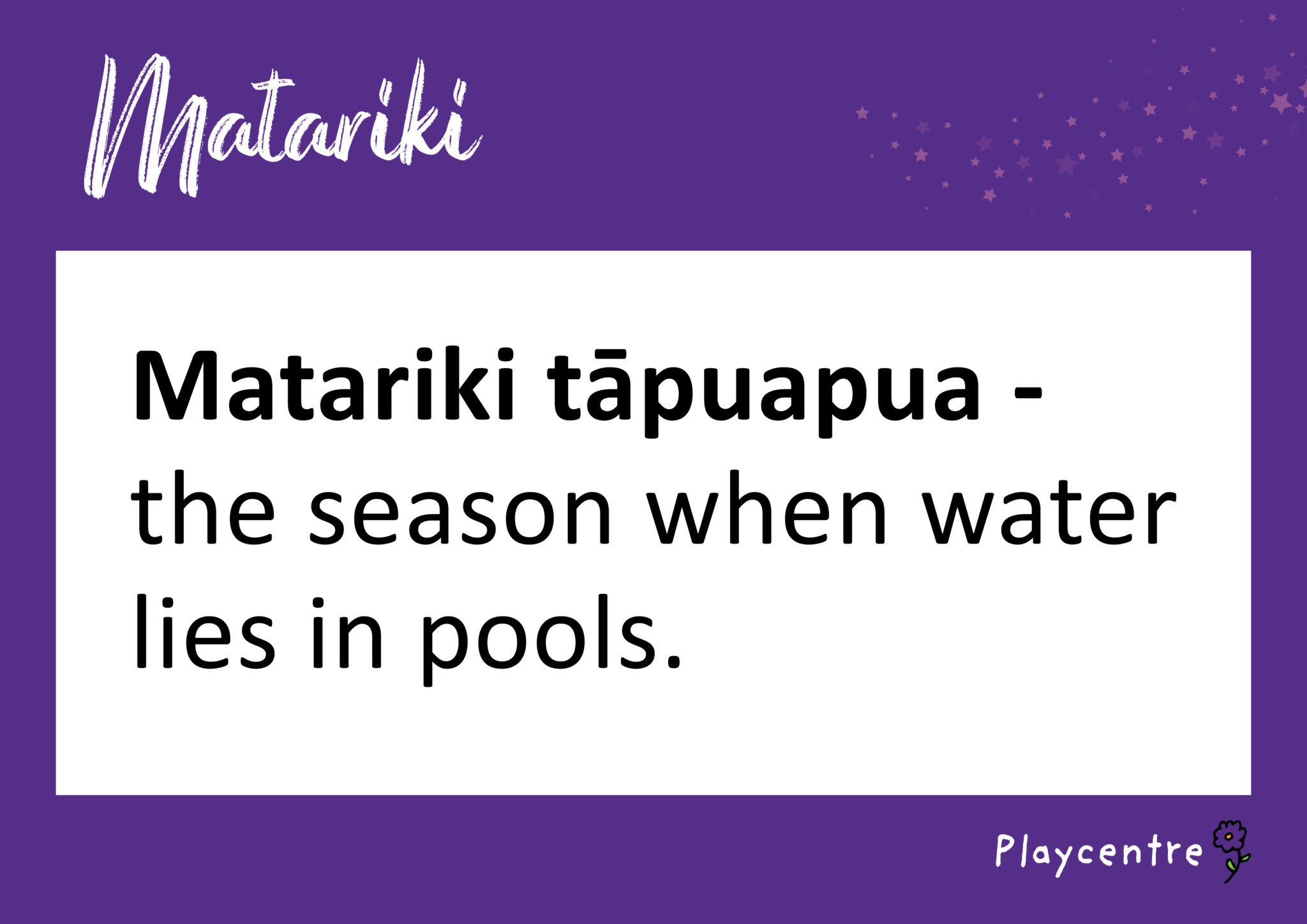 Ngā whakataukī mō Matariki - Matariki proverbs | Playcentre.org.nz